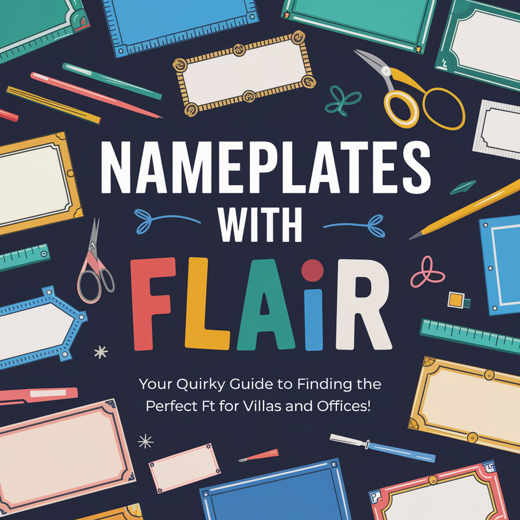 Nameplates with Flair: Your Quirky Guide to Finding the Perfect Fit fo ...