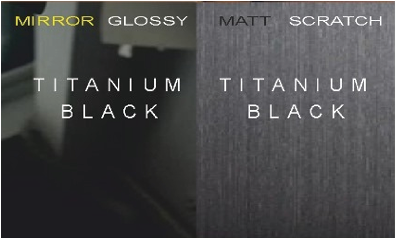 S.S TITANIUM BLACK MATTE / MIRROR – MP NAGAR STORE